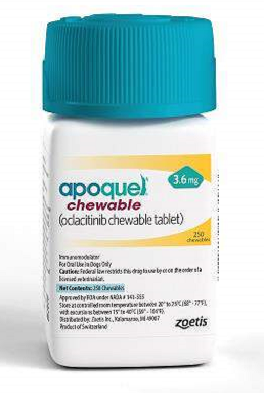 Apoquel Chewable 3.6mg PER CHEWABLE