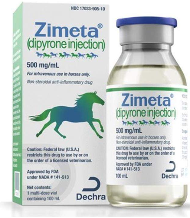 Zimeta (Dipyrone Injection) 100 mL Vial