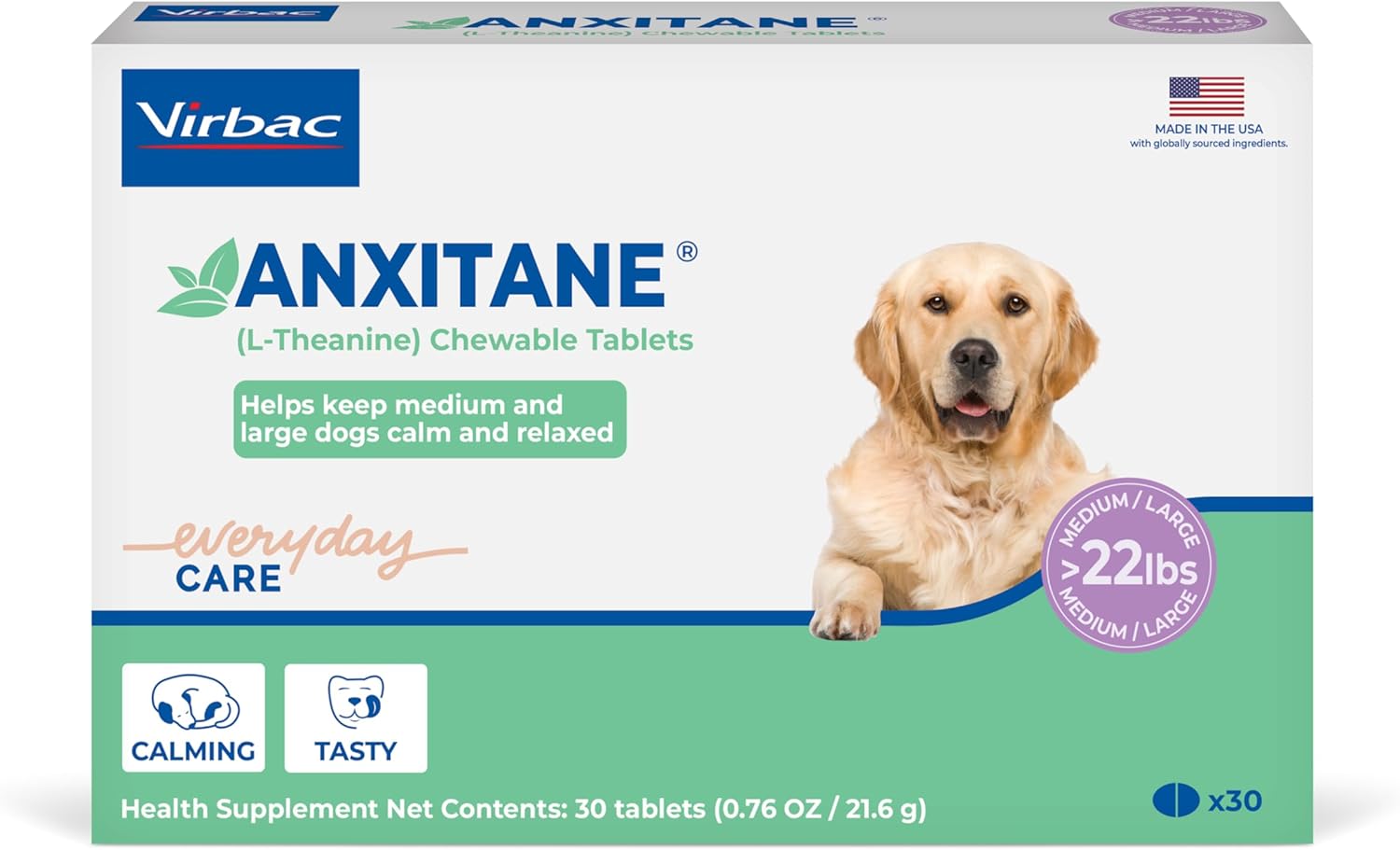 Anxitane For Medium/Large Dogs 30 Count