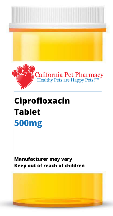 Ciprofloxacin 500 mg PER TABLET