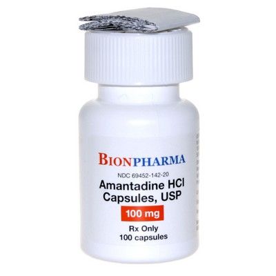 Amantadine 100mg 100 Capsules