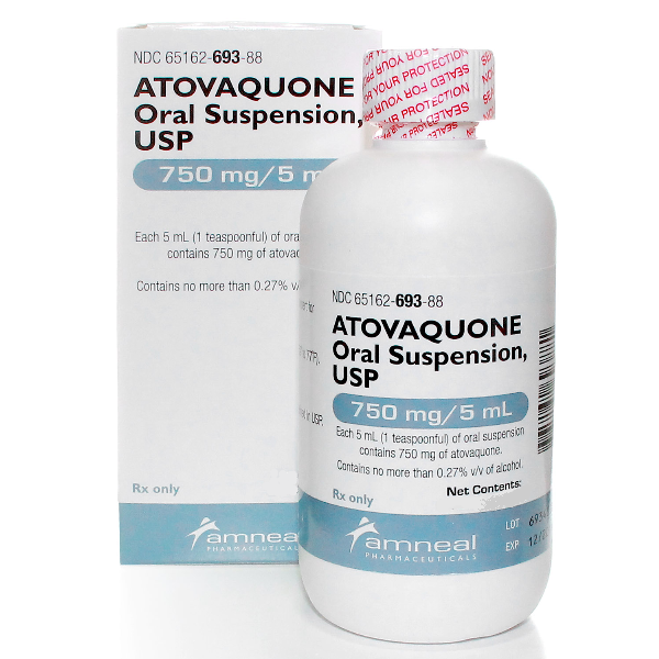 Atovaquone Oral Suspension (750mg/5mL) 5mL Bottle