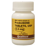 Prednisone 2.5mg PER TABLET