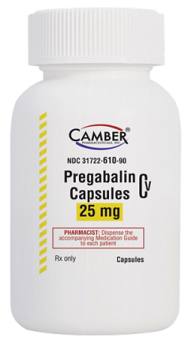 Pregabalin 25mg PER CAPSULE
