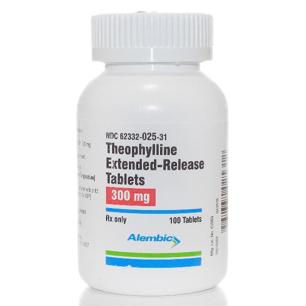 Theophylline ER 300 mg PER TABLET