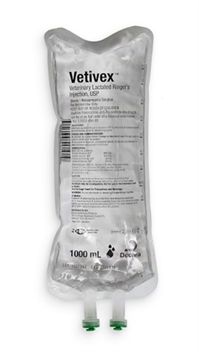 Vetivex Veterinary Lactated Ringer's Solution (1000 mL)