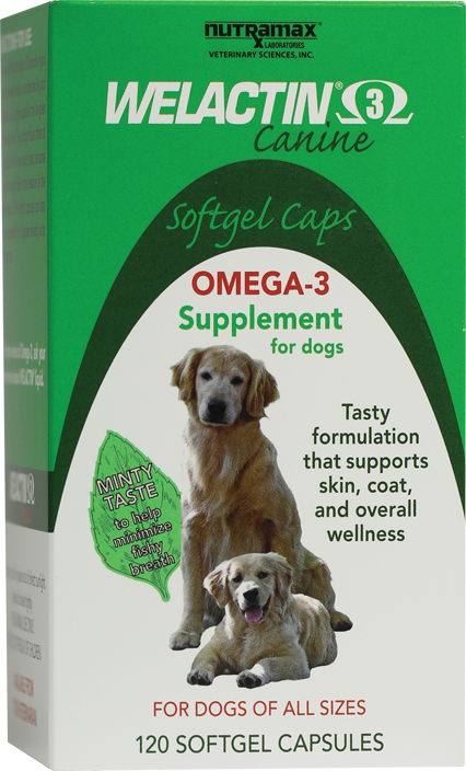 Welactin for Dogs Softgel Caps 120 Count