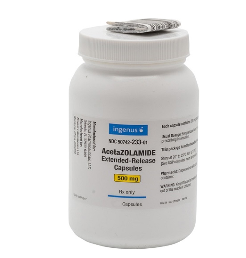 Acetazolamide ER 500 mg PER CAPSULE