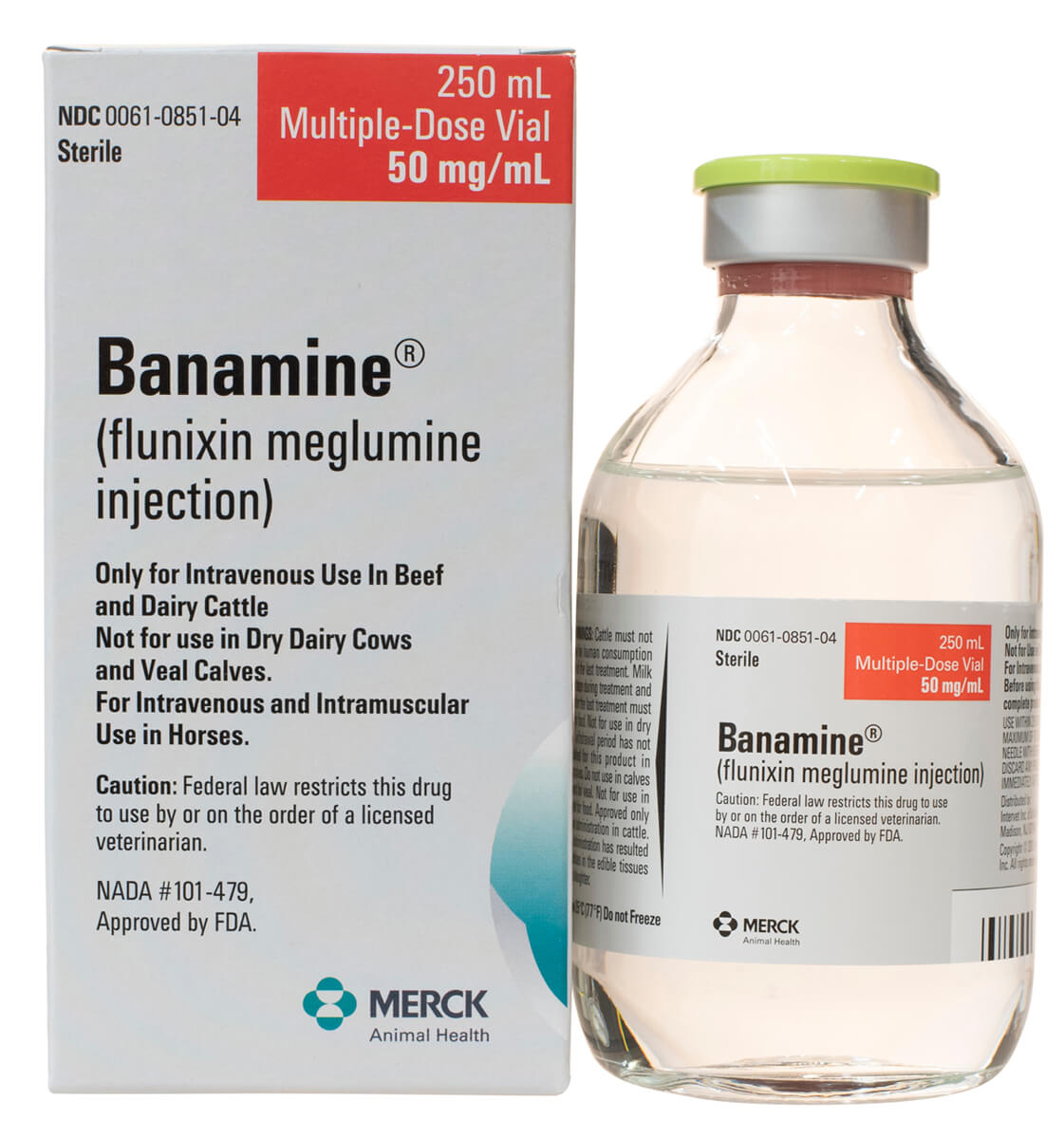 Banamine Inj 50mg/mL 250mL Bottle
