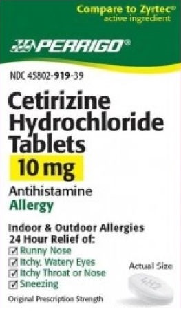 Cetirizine 10mg 90 Tablets