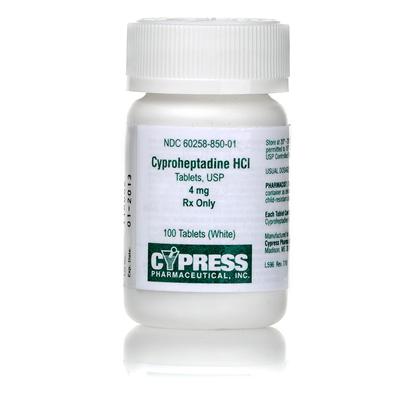 Cyproheptadine 4mg 100 Tablets