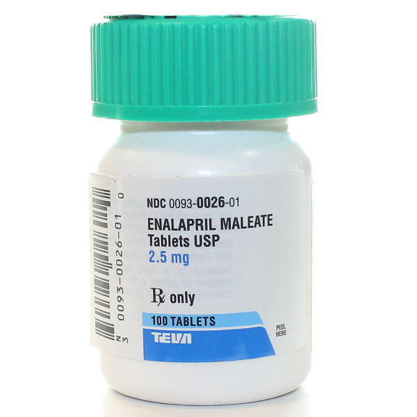 Enalapril 2.5mg 100 Tablets