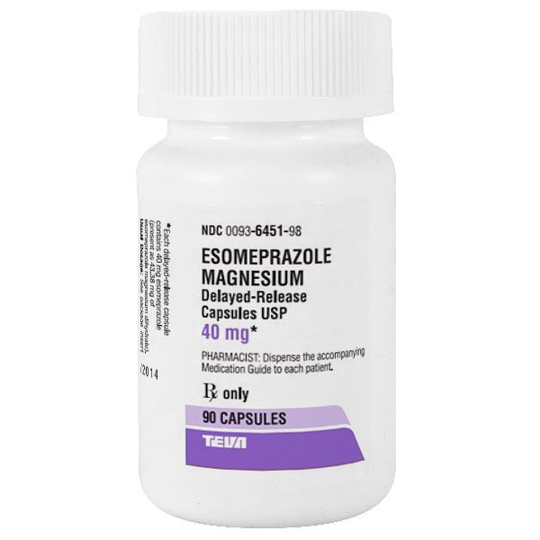 Esomeprazole Magnesium 40mg 90 Count