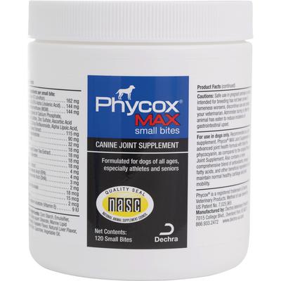 Phycox Max Small Bites Soft Chews 120 Count