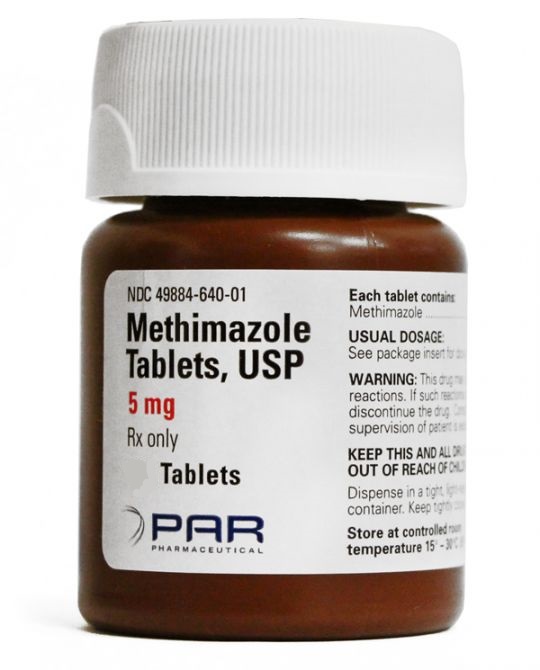 Methimazole 5mg PER TABLET