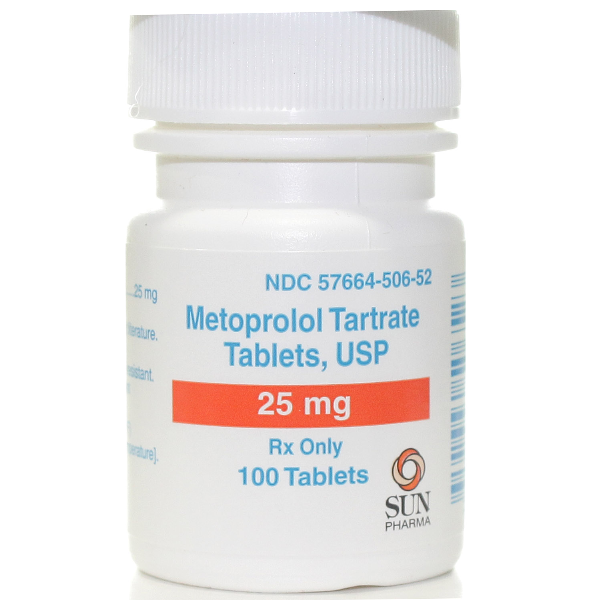 Metoprolol Tartrate 25 mg 100 Tablets Metoprolol Tartrate 25 mg 100 Tablets
