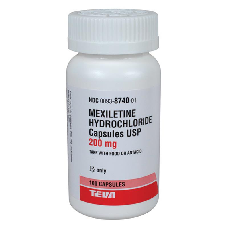 Mexiletine Hydrochloride 200mg 100 Capsules