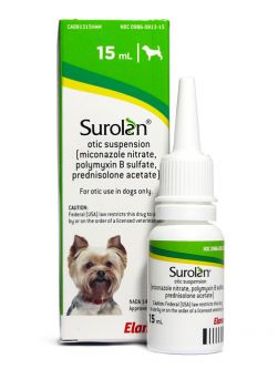 Surolan Otic Suspension: California Pet Pharmacy