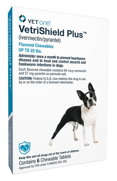 VetriShield Plus For Dogs up to 25 lbs 12 Month